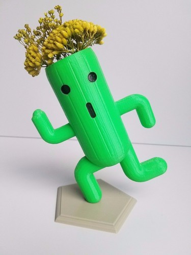 CACTUAR Final Fantasy Trophy Planter Flower Pot XV Cactus Anime ...