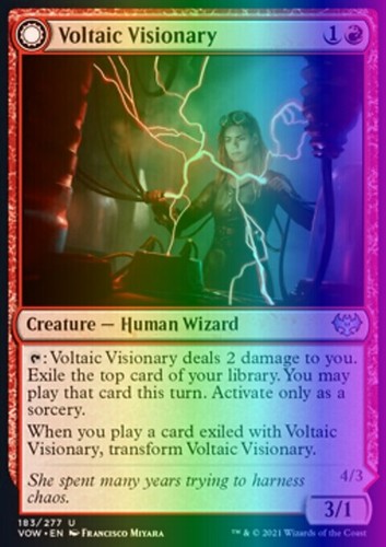 MTG Voltaic Visionary (183/596) Innistrad Crimson Vow LP FOIL | eBay