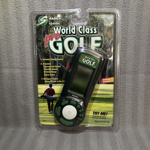Radica Electronic Handheld World Class Pro Golf Game 1998 Vintage ...