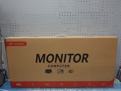 CRUA 34" 3440x1440 165Hz/144Hz Curved Gaming Monitor, Black, Model ...