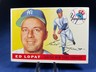 1955 Topps Baseball Card #109 Ed Lopat New York Yankees Autographed ...