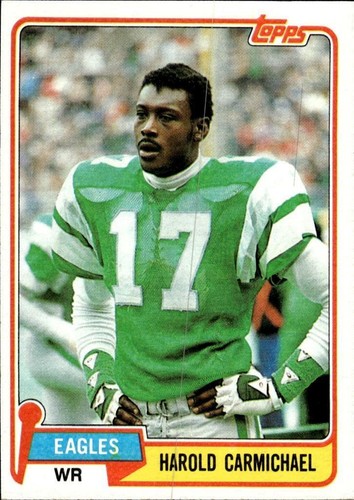HAROLD CARMICHAEL 1981 Topps Football #35 BUY ANY 2 ITEMS FOR 50% OFF ...