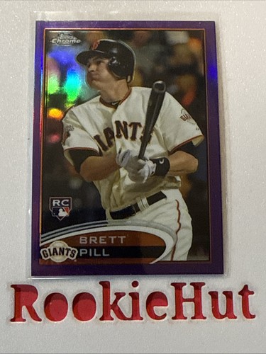 Brett Pill 2012 Topps Chrome Baseball Purple Refractor Rookie #164 | eBay