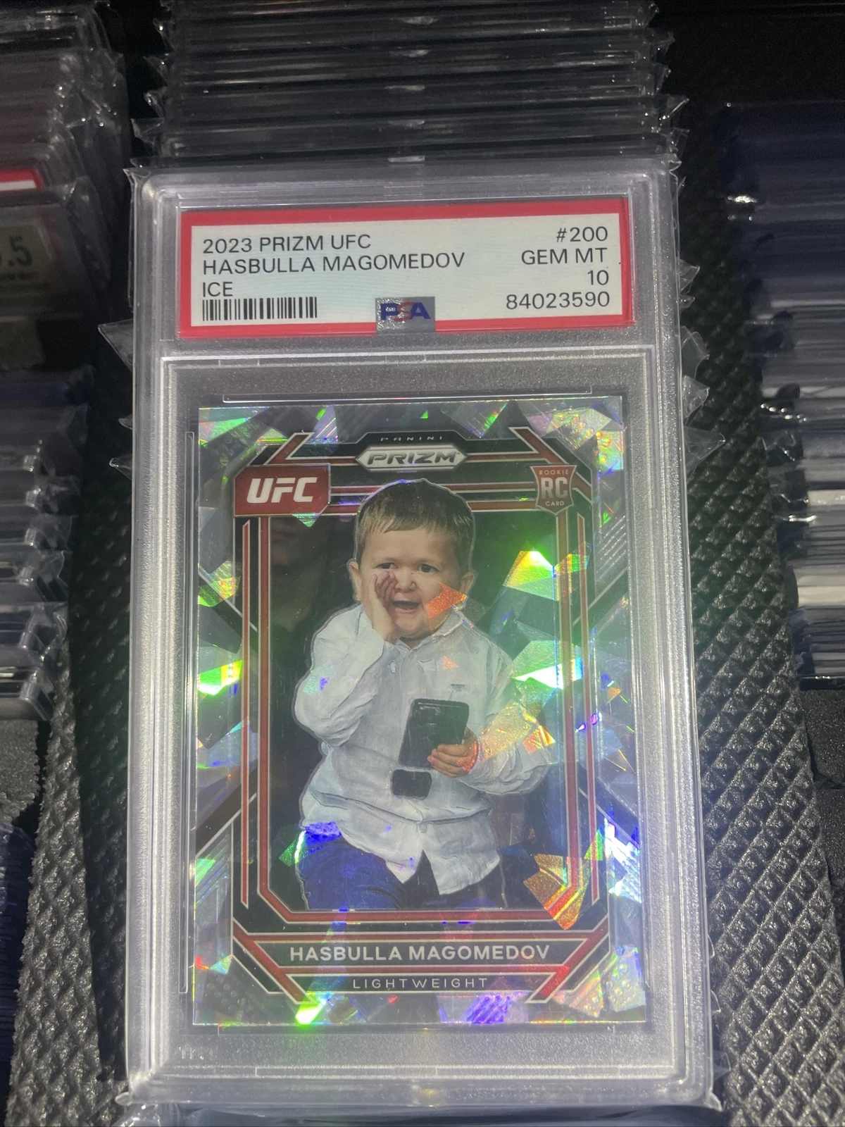 Hasbulla Magomedov 2023 Prizm UFC #200 Ice Price Guide - Sports Card ...