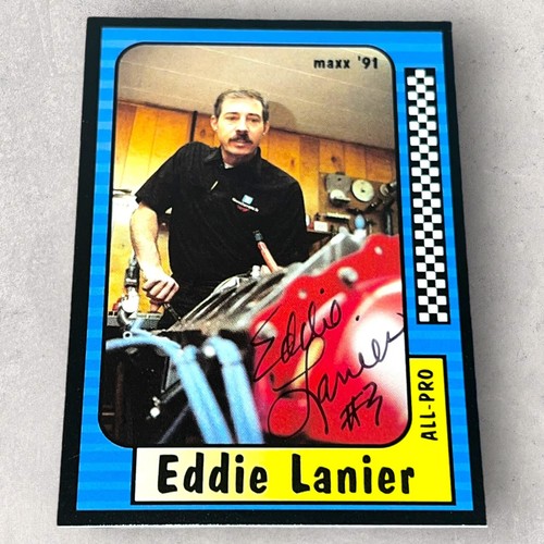 Eddie Lanier #3 ALL PRO 1991 MAXX #215 VINTAGE NASCAR WINSTON CUP ...