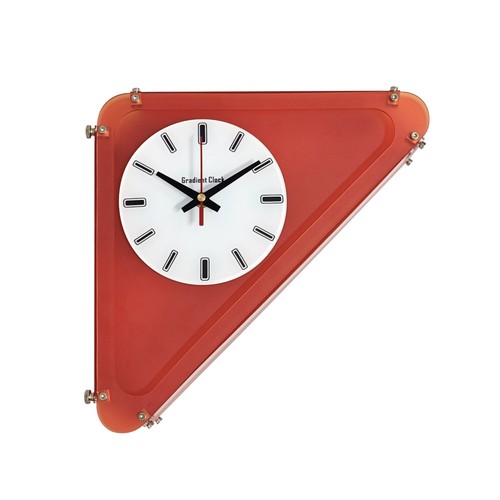 Double Sided Corner Wall Clock Quiet Sweeping Movement Corner Wall ...