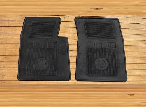 for ford ranchero floor mats rubber black set of2 1957-1979 | eBay