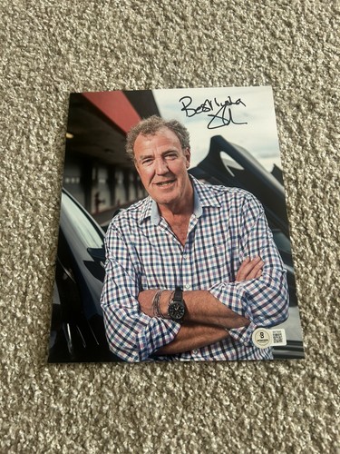JEREMY CLARKSON Signed Autograph 8x10 Photo RARE BBC TOP GEAR BAS ...