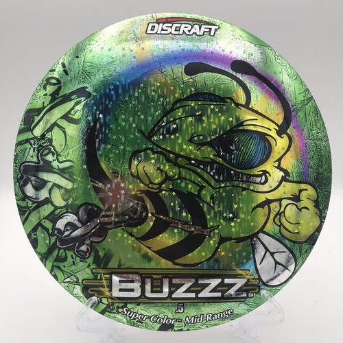 Discraft SUPERCOLOR FULL FOIL ESP BUZZZ Green Stars | eBay