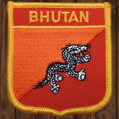 Bhutan Embroidered Patch — Iron On | eBay
