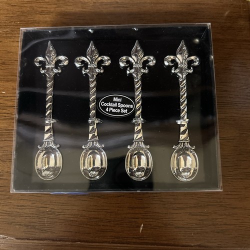 Mini Cocktail Spoons 4 Piece Set | eBay