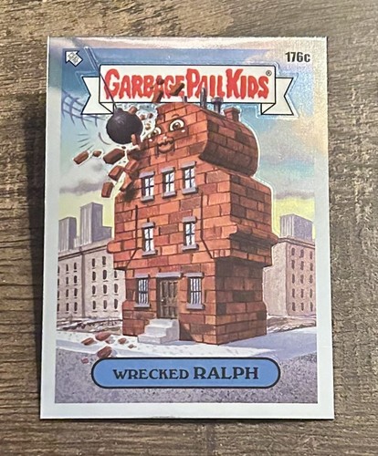 2022 Garbage Pail Kids Chrome C-Name Variation Wrecked Ralph 176c SP ...