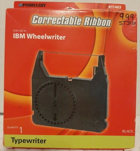 Porelon 11463 IBM Wheelwriter 3, 5, 6 Correctable Mylar Black ...