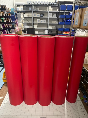 Puff Vinyl 20" Red 29ft ThermoFlex HTV Heat Transfer Vinyl | eBay
