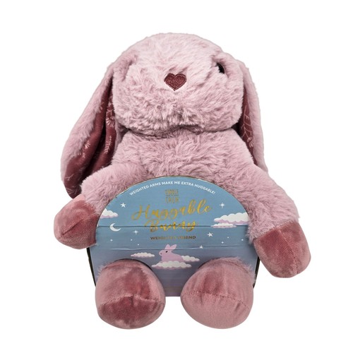 Cuddle & Calm Huggable Bunny Weighted Friend Pink Plush 1kg 2.2lb ...