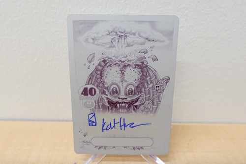 2025 Topps GPK Worst of GPK 40th Adam Bomb GARBA-21 Kat Hudson Auto ...