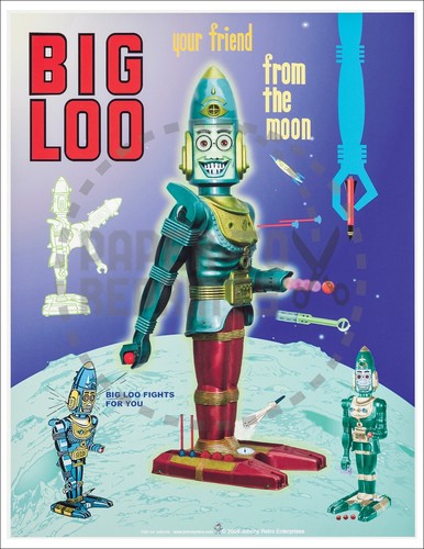 BIG LOO - JOHNNY RETRO ADVERTISING POSTER - VINTAGE REPRINT | eBay
