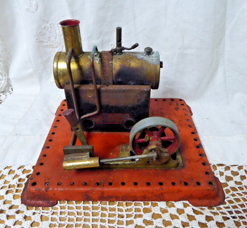 Vintage Mamod Brass Stationary Live Steam Engine SE2a Toy Model Antique ...