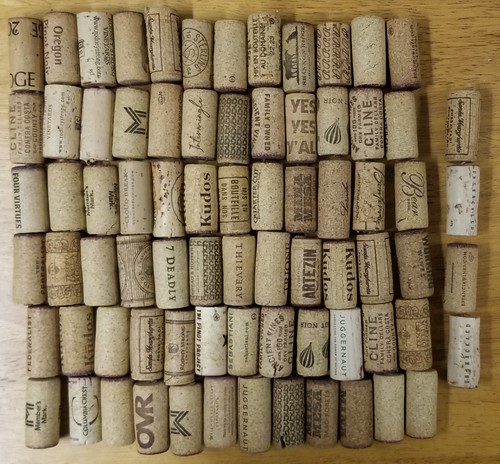 Lot of 76 - Mixed Lot of Used Wine Corks, Different, Branded, Design ...