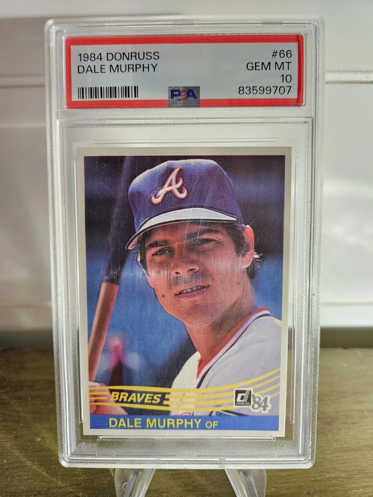 Dale Murphy 1984 Donruss #66 Base PSA 10 Price Guide - Sports Card Investor