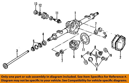 GM OEM Rear-Axle Differential Pumpkin Cover 22891940 | eBay
