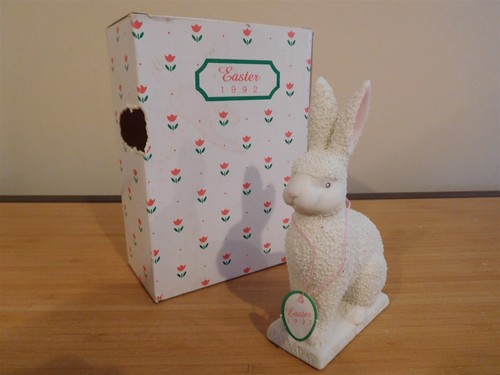 3) Dept 56 Snowbabies Snowbunnies Easter - Bunny - 1992 - #74985 - Free ...
