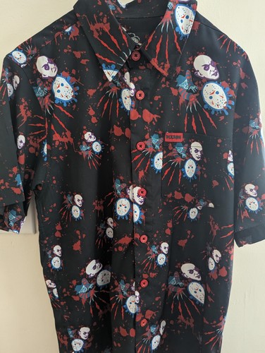 Dixxon Flannel Co. The Trilogy/ Horror Party Shirt Button Up Halloween ...