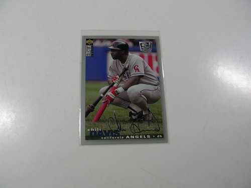 Chili Davis 1994 UD Collector's Choice Spec Edition Silver Signature ...