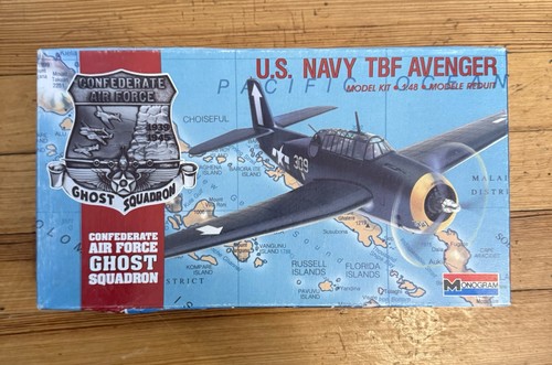 U.S. Navy TBF Avenger 1/48 Monogram Model Kit 1990 New In Box Mint | eBay