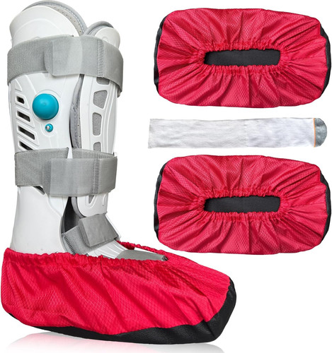 Air Cam Walking Boot Covers 2 Pcs, Fracture Medical Cast Boots Shoe ...