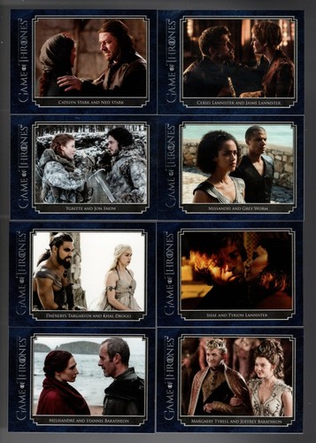 2020 Game of Thrones The Complete Series R1 -R18 Pairs cards must pick ...
