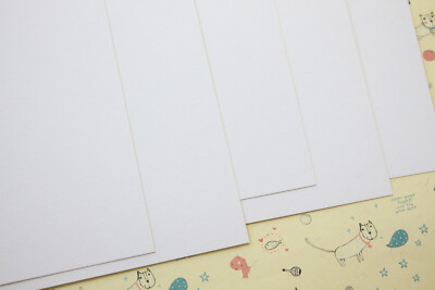A4 Plain White Card for sale | eBay
