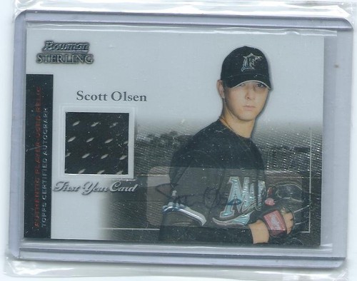 2004 Sterling-Scott Olsen RC autograph/jersey-Marlins | eBay