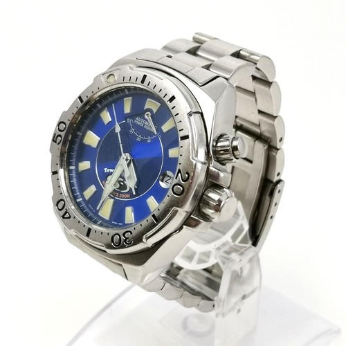 Town & Country Air Diver Men's Watch Automatic Blue Dial EX02-C0 CA ...