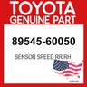 89545-60050 Toyota Sensor, speed, rear rh 8954560050, New Genuine OEM ...