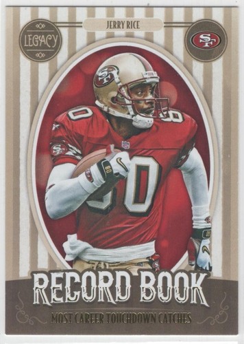 2019 Panini Legacy Jerry Rice Record Book #RB-JR | eBay