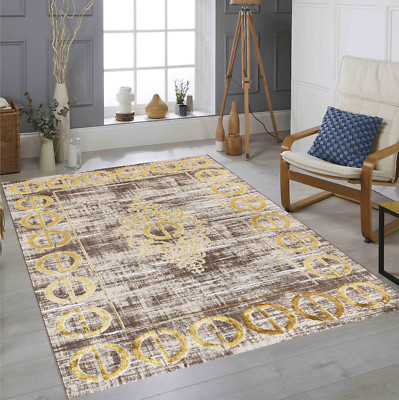 Brown Gold Rug for sale | eBay
