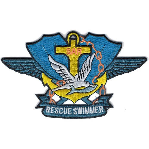 5" COAST GUARD SAR SEARCH AND RESCUE SWIMMER BADGE EMBROIDERED PATCH | eBay