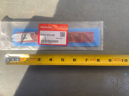 ACURA MDX 07 08 09 10 11 12 13 EMBLEM LETTERS CHROME REAR GENIUNE OEM ...