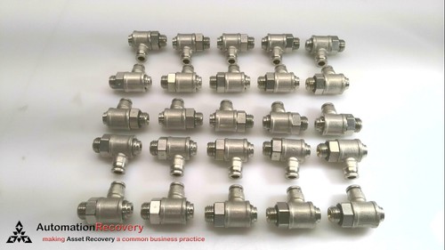 NUMATICS INWB1391C-104-021-PK OF 25 RIGHT ANGLE FLOW CONTROL VALVE, NEW ...