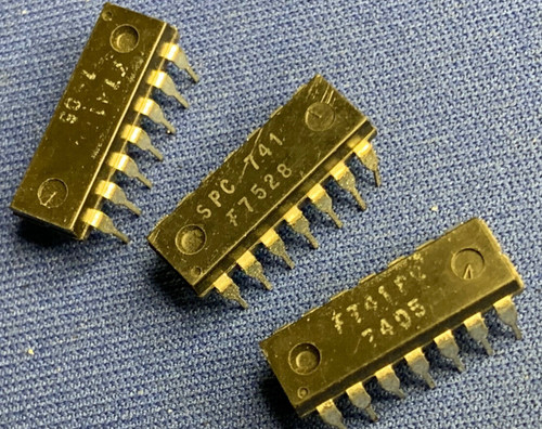 741PC FSC 741CN LM741N Vintage 1974/75 14-PIN DIP COLLECTIBLE LAST ONES ...