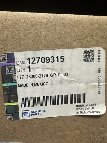 OEM GM NEW PART#12709315 OLD PART#12693174 | eBay