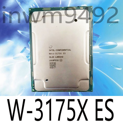 Xeon W-3175X ES 26 core 52 threads 1.8 GHz 3.2GHz LGA3647 CPU processor ...