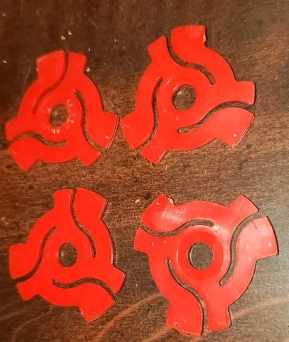 Lot Of 4 - Vintage 45 rpm Record Center Hole Adapters | eBay