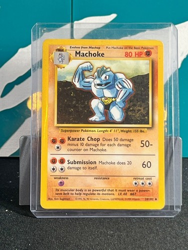 MACHOKE 34/102 BASE SET 1999 | eBay