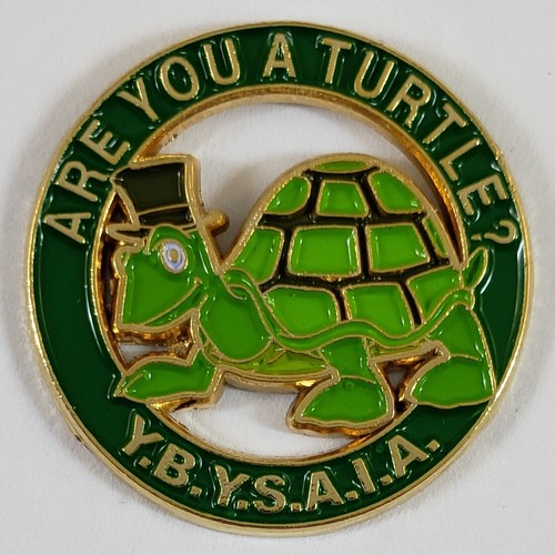 Masonic Are You A Turtle? Round AYAT? Lapel Pin Mason (SCA-2072 ...