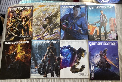 Lot Of (8) Game Informer Magazine Issues 339 344 345 340 343 302 303 ...