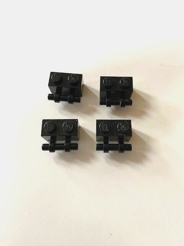 LEGO Parts: 1x2 Brick w Open End Side Handle, Part# 30236, Black - Lot ...