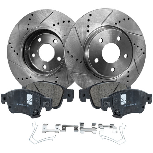 Front Brake Disc Rotors and Pads Kit Sedan for INFINITI G37 G35 2007 ...