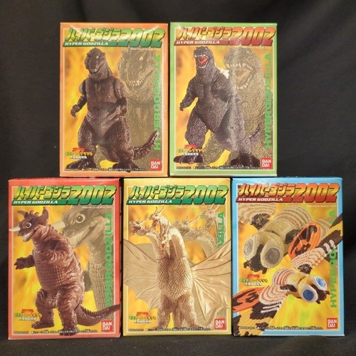 Bandai Hyper Godzilla 2002 mini figure Lot of 5 Complete Mothra King ...